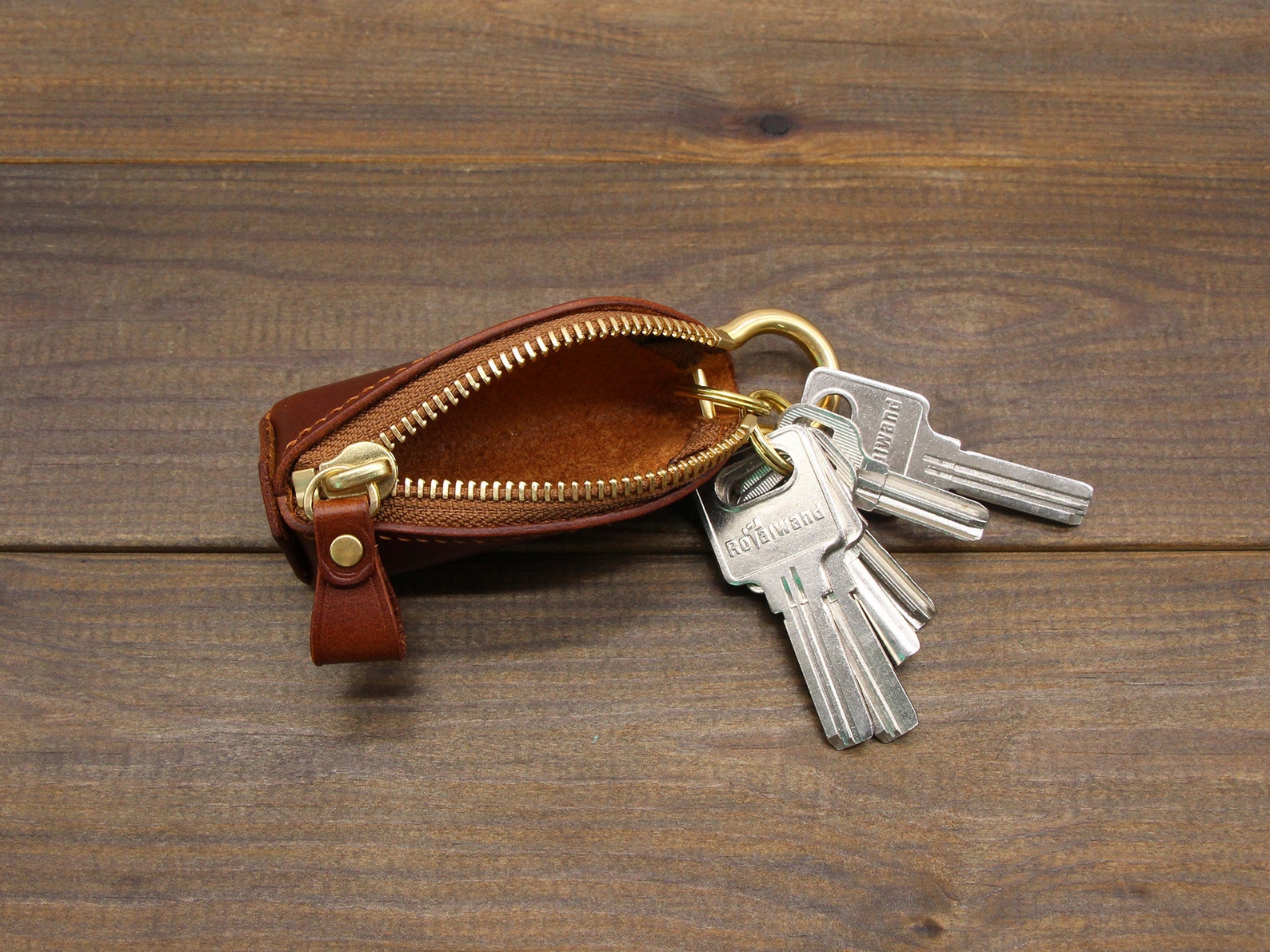 Leather Car Key Holderpersonalized Leather Zipper Car Key | Etsy