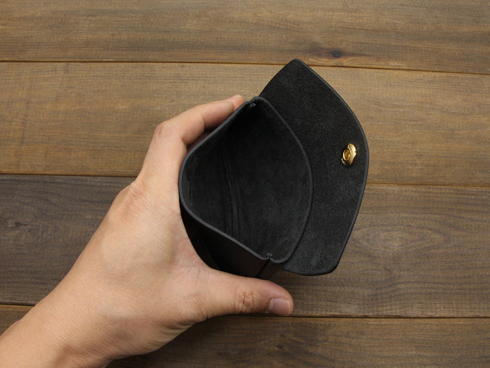 Personalised Leather Coin Purse,italian Vegetable Tanned Leather Credit ...