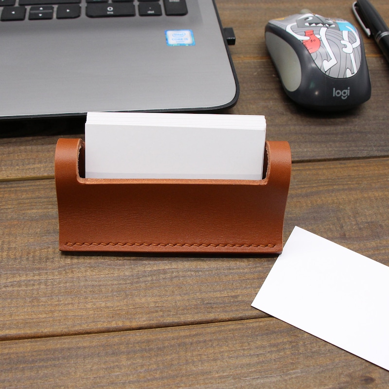 Leather Business Card Holder - Etsy
