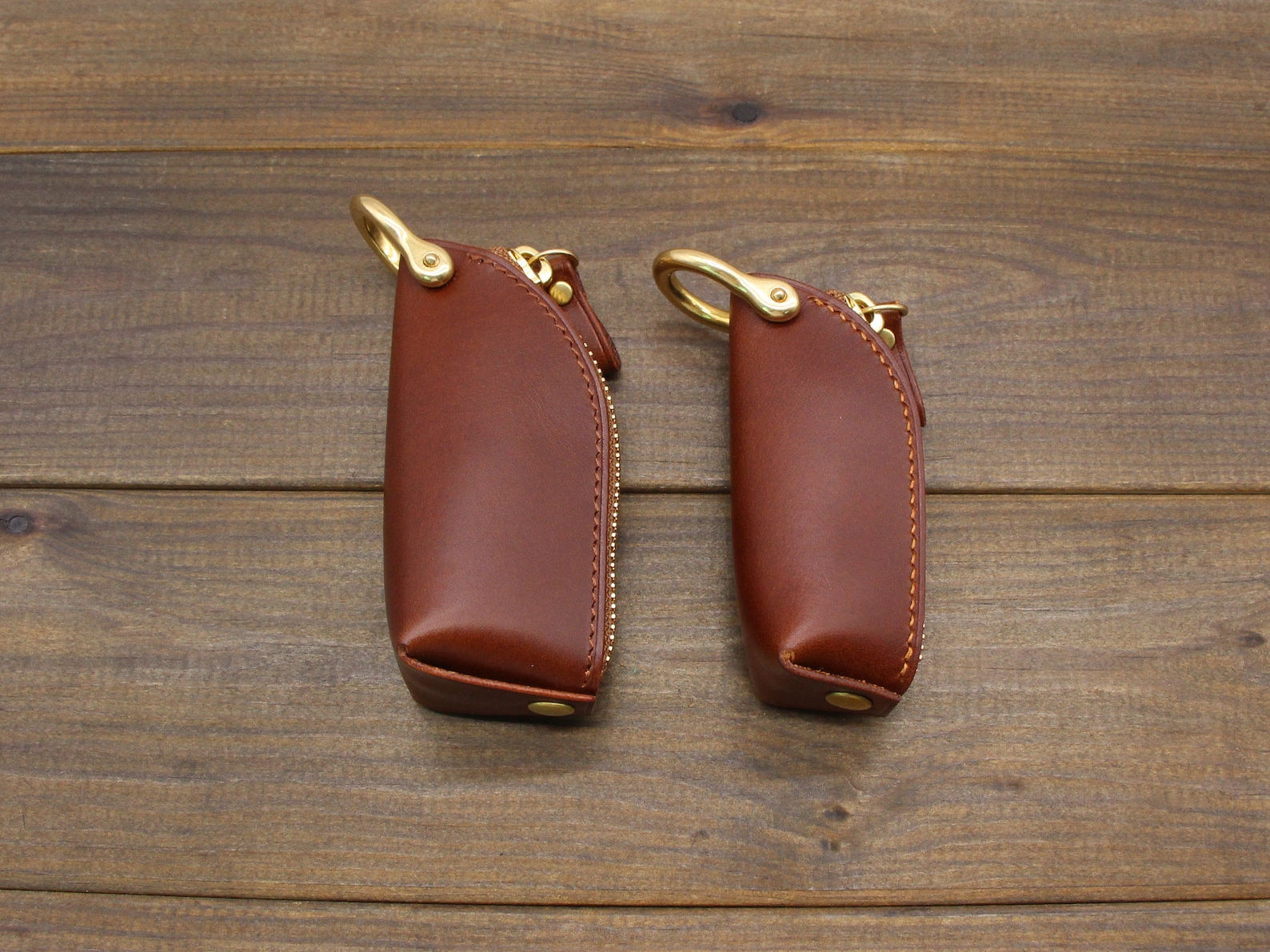 Personalized Leather Zipper Car Key Case,key Bag,leather Key Holder ...