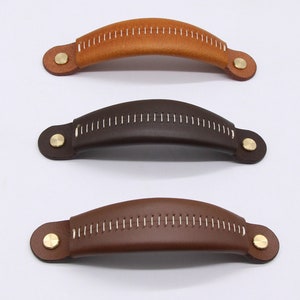 Leather Handles,leather Pulls,leather Door Handles,leather Drawer Pulls ...