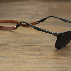 Monogrammed Leather Sunglass Strap,handcrafted Full-grain Leather ...