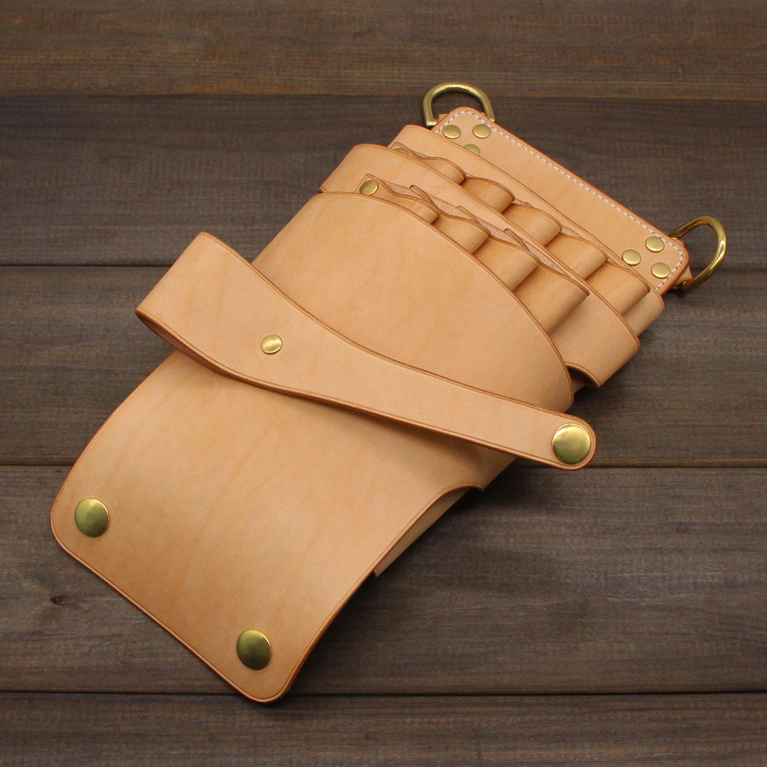 Handmade Leather Scissors Holder Bag for Hairdressing Tools Scissors ...