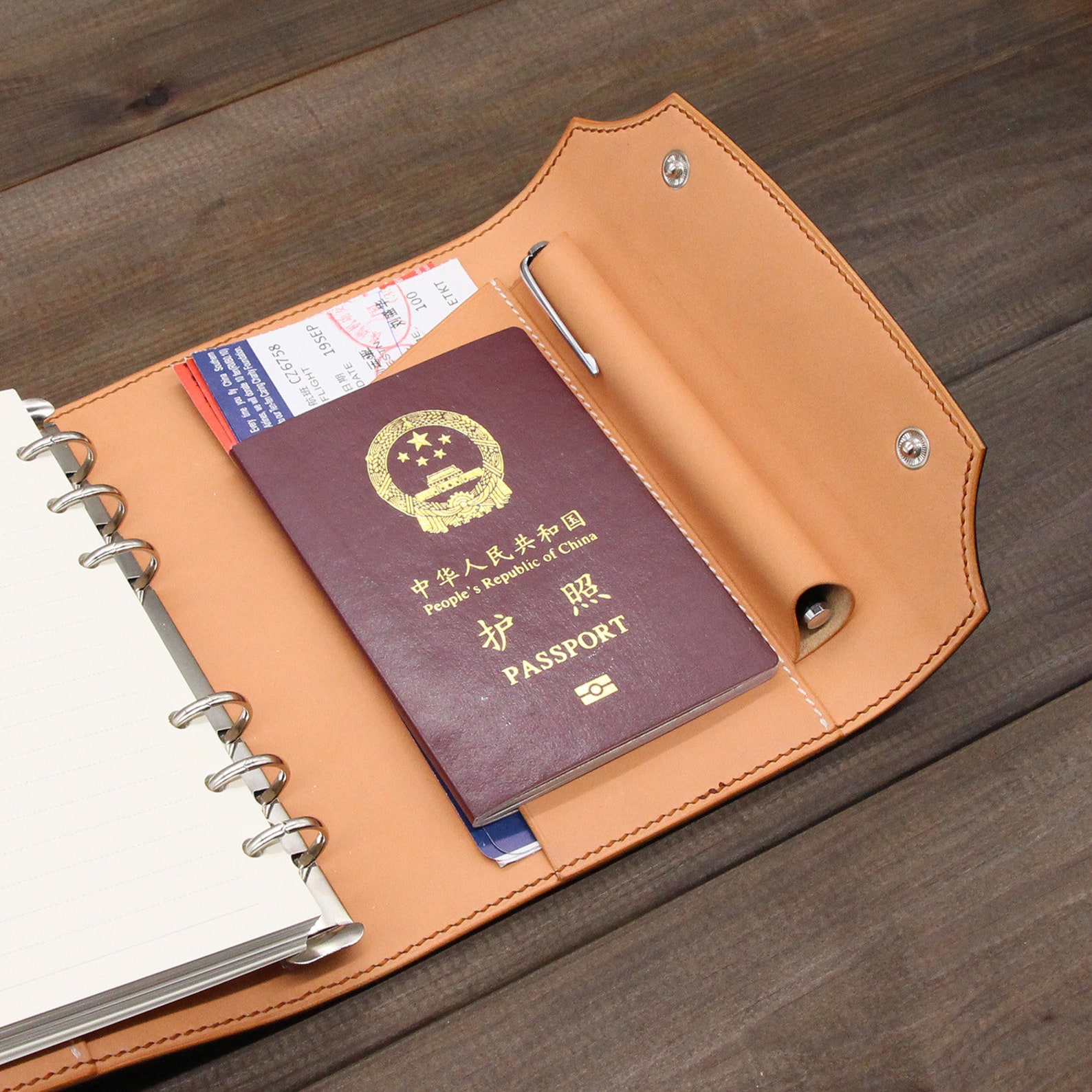 Binder Design Notebooka6 Size Leather Notebookgift for - Etsy