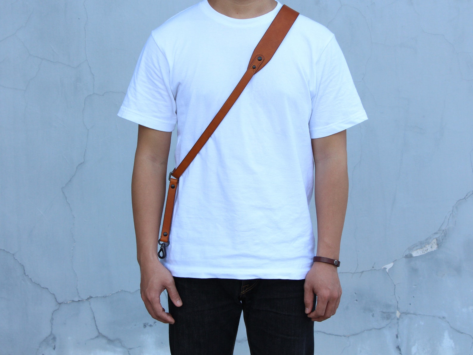 Personalized Sling Leather Camera Strap Photographer Strap | Etsy