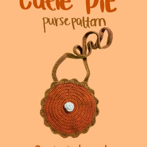 Cutie Pie Purse *pattern Only* - Etsy