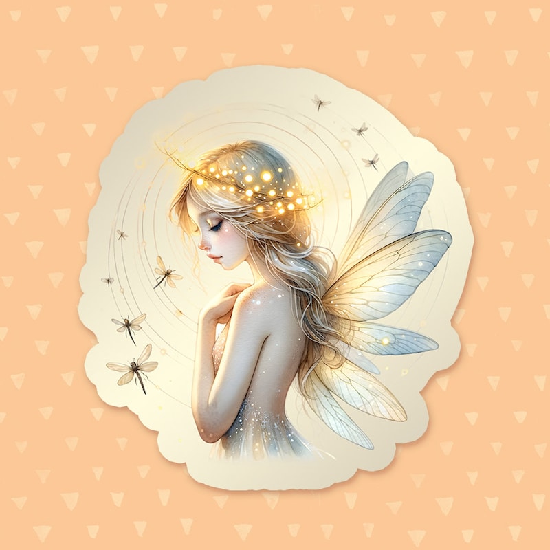 Fairy Sticker - Etsy