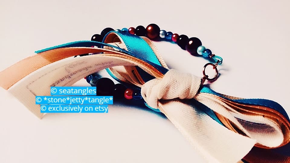 Bead Bracelet Charm Bangle Elegant Everyday Tangle Bracelet - Etsy UK