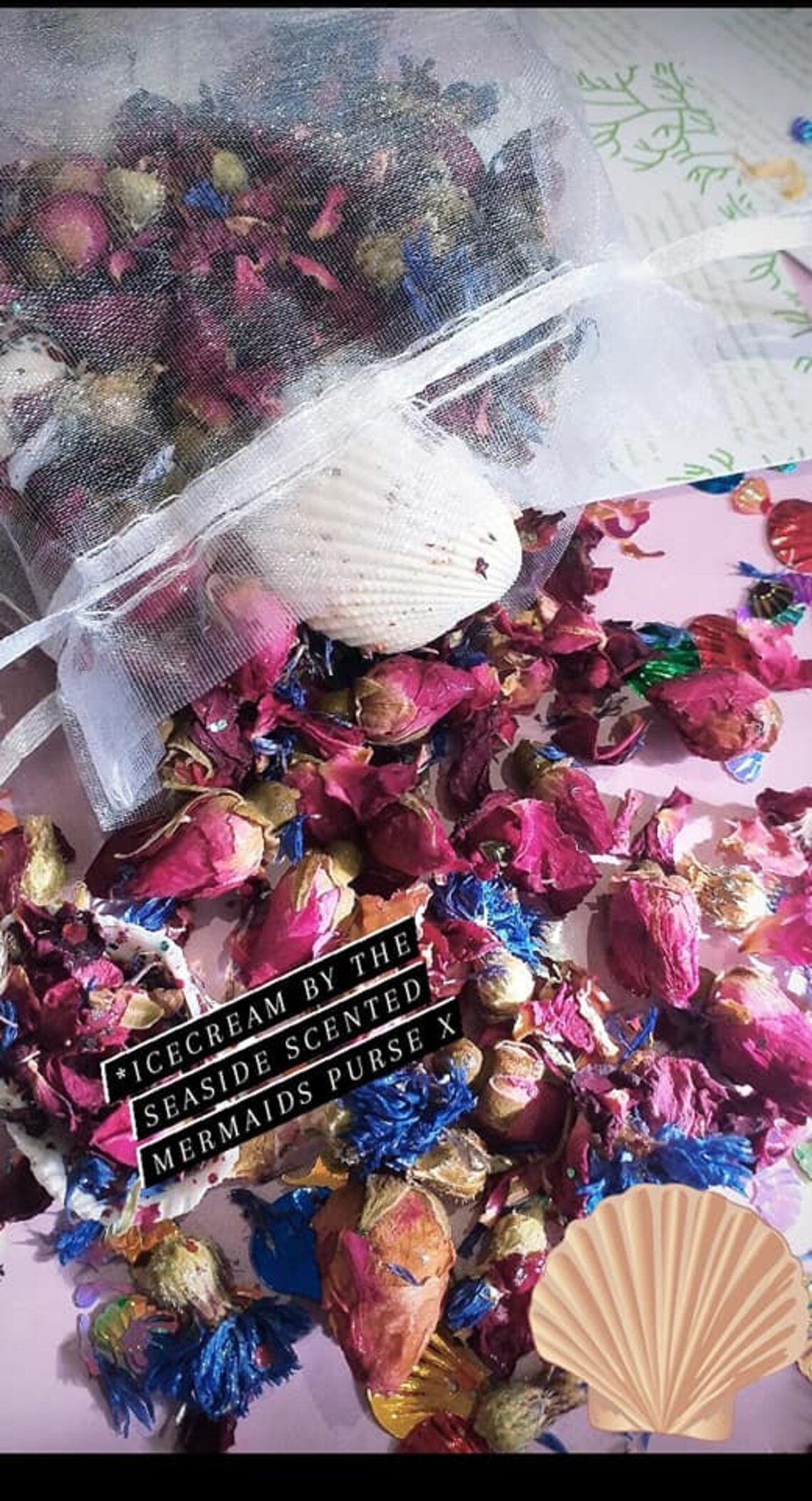 Scented sachet, room fragrance, seaside gift, vegan cruelty free ...