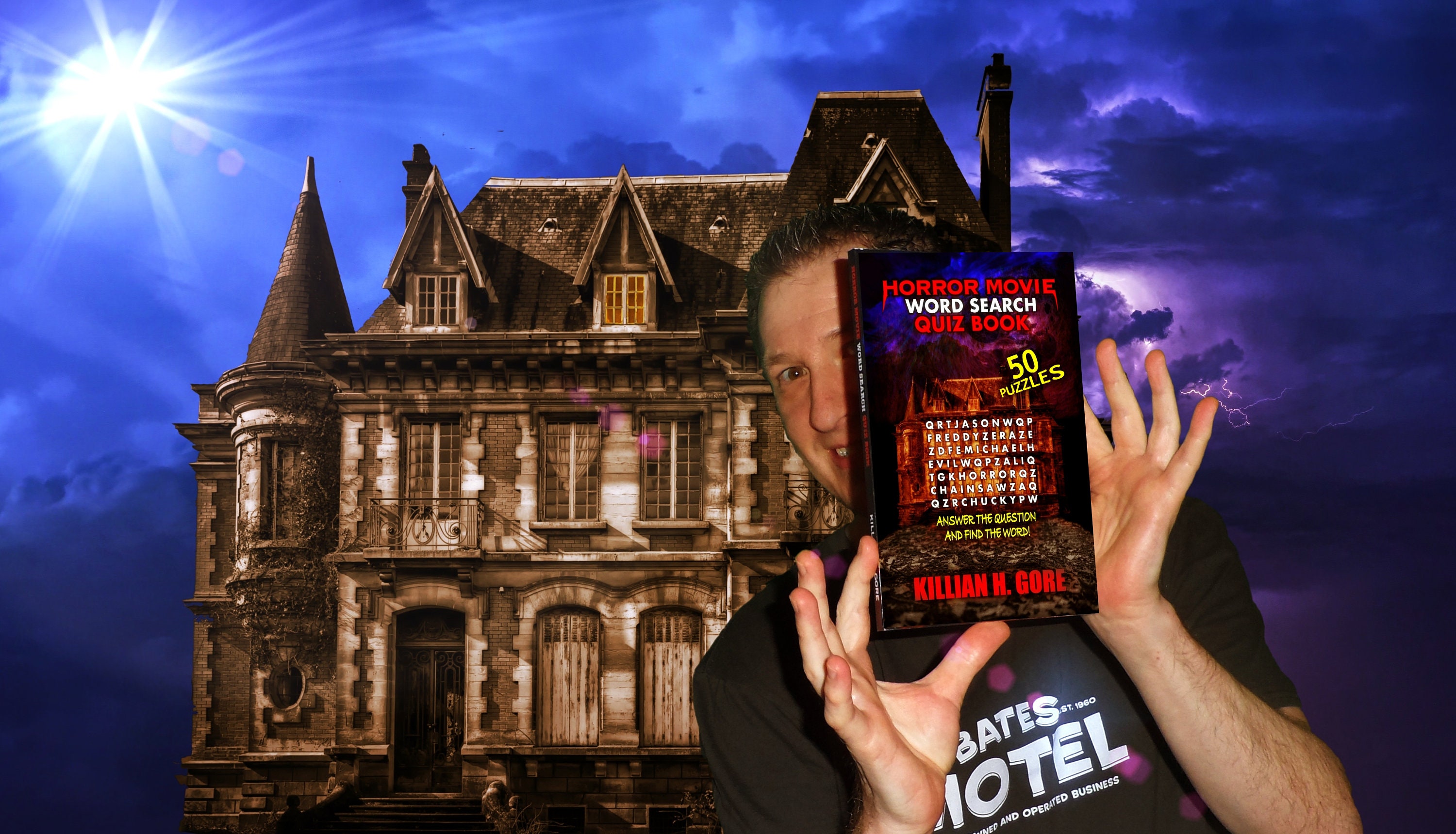 Horror Movie Word Search Quiz Book by Killian H. Gore SIGNED | Etsy UK