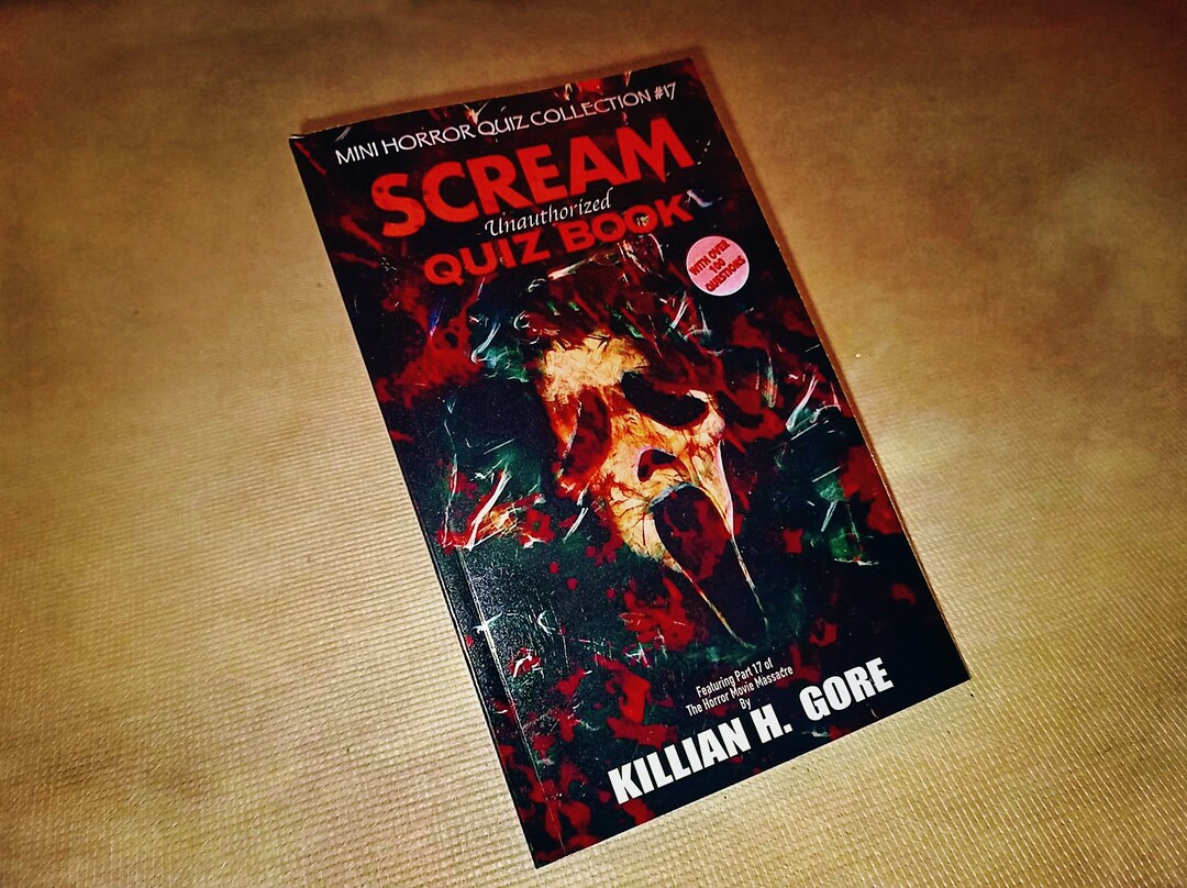 Scream Unauthorized Quiz Book by Killian H. Gore SIGNED COPY - Etsy