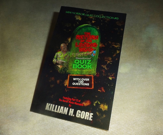 The Return of the Living Dead Unauthorized Quiz Book by - Etsy