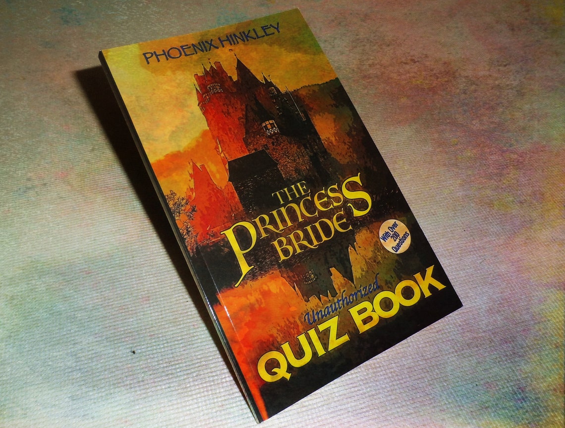 The Princess Bride Unauthorized Quiz Book by Phoenix Hinkley SIGNED ...