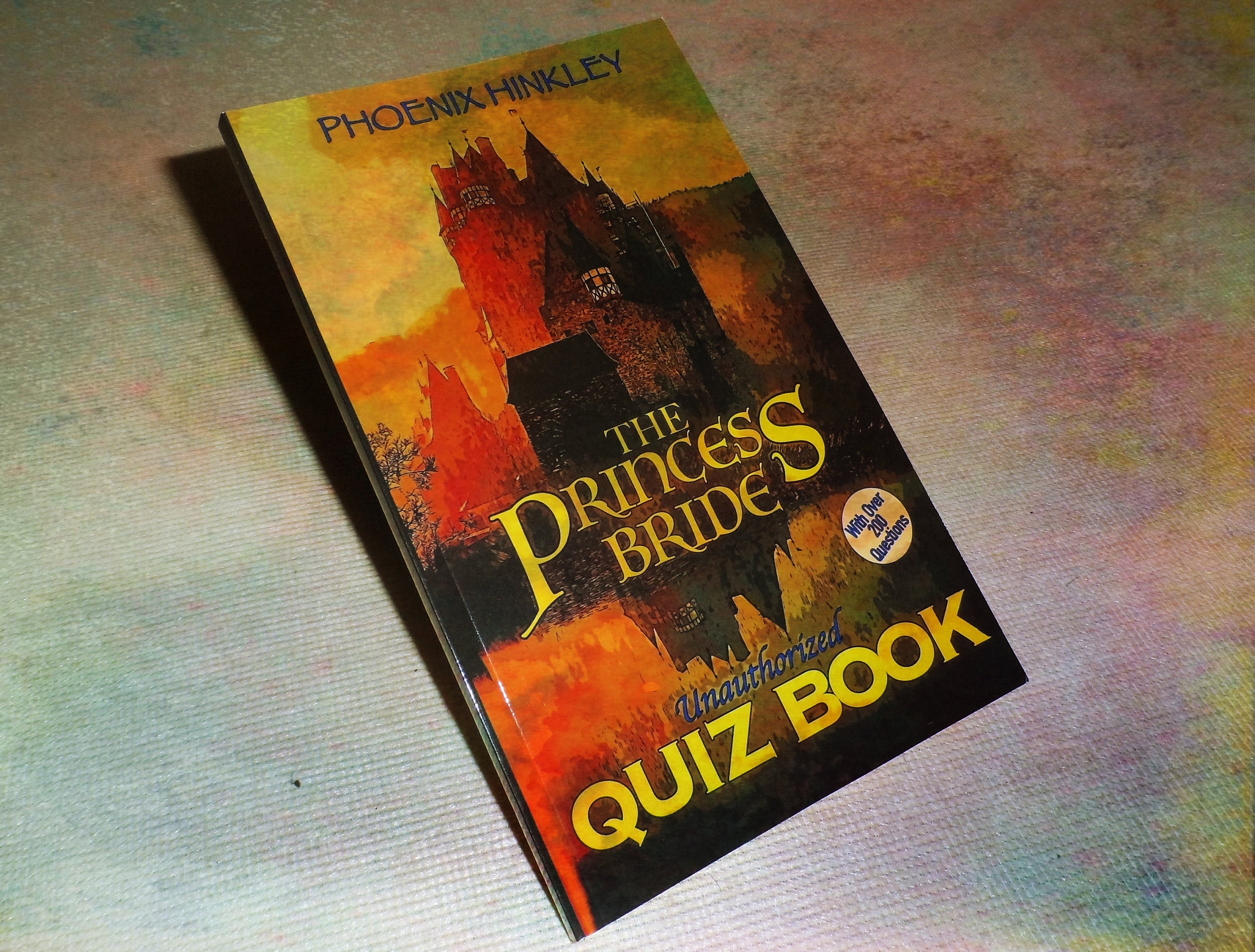 The Princess Bride Unauthorized Quiz Book by Phoenix Hinkley SIGNED ...