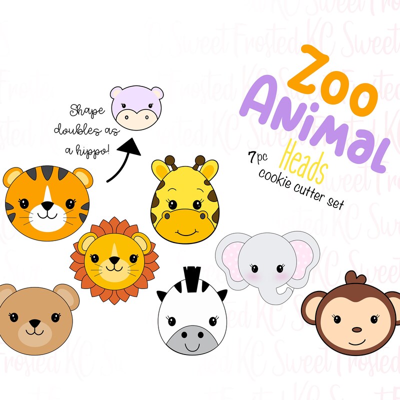 Zoo Cookies - Etsy