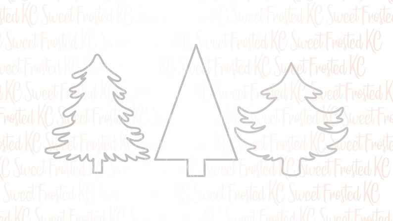 Christmas Tree Cookie Cutter Set | Etsy