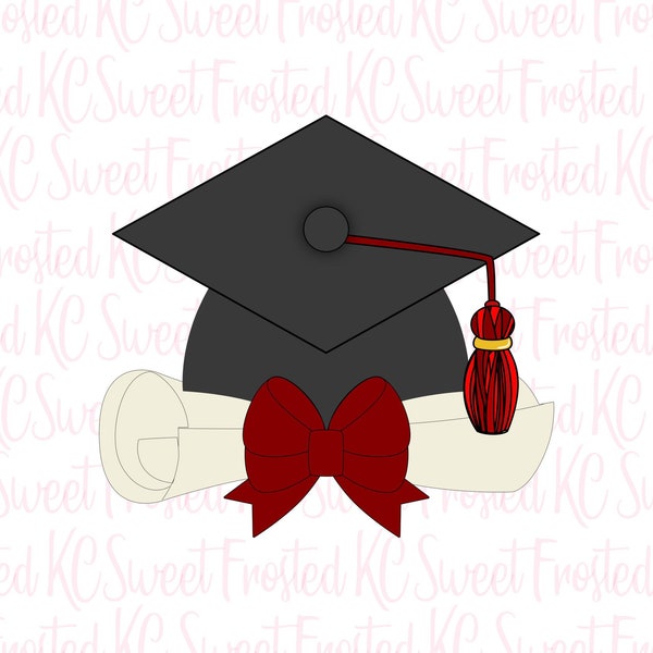 Graduation Cap Cookie - Etsy