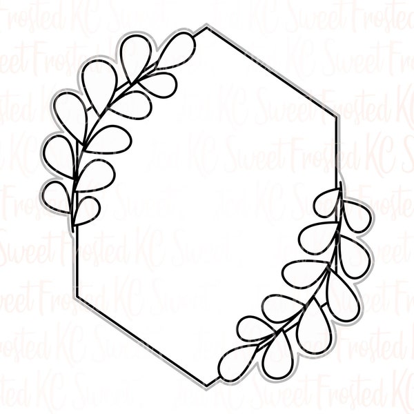 Hexagon Cookie - Etsy