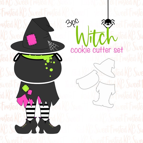Witch Cookie Cutter Etsy