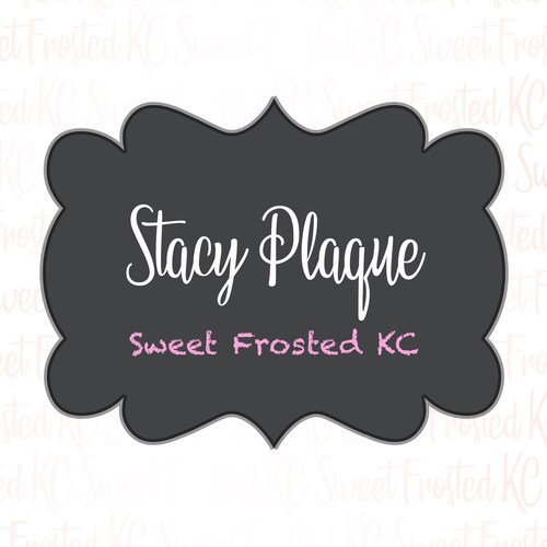 Stacy Plaque Cookie Cutter - Etsy