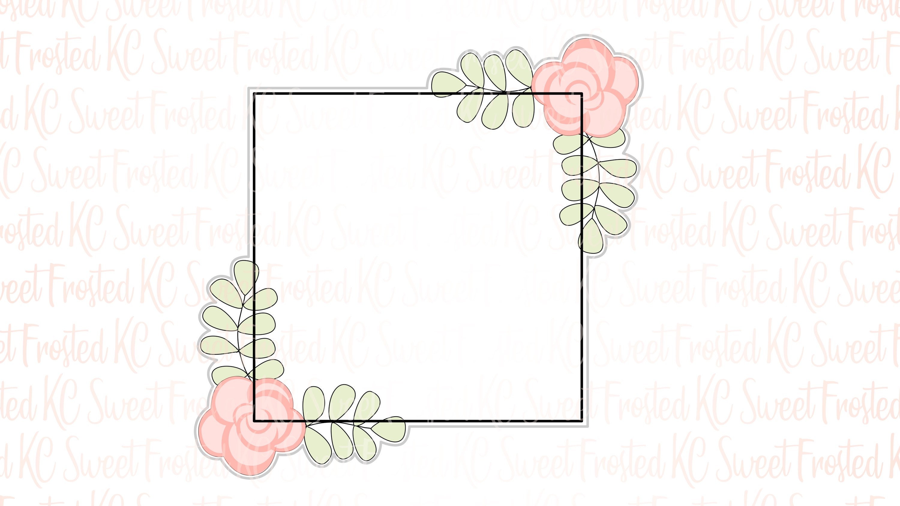 Floral Square Cookie Cutter - Etsy