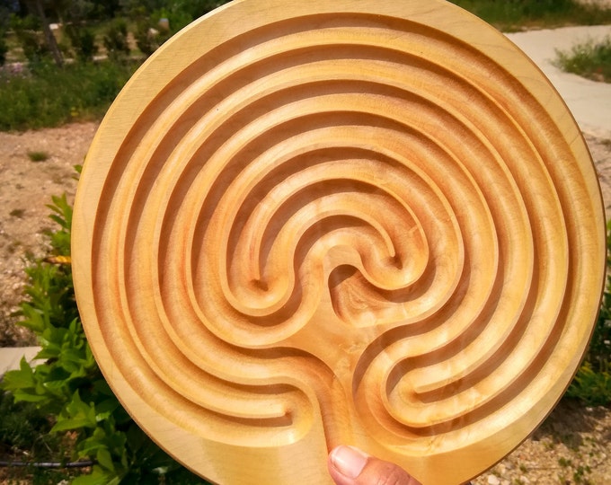 Finger Labyrinth Classic for Meditation, 10,2", Oilt - Etsy