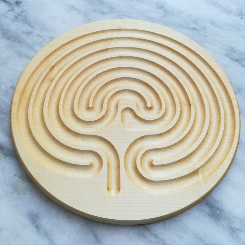 Finger Labyrinth Classic for Meditation, 10,2", Oilt - Etsy