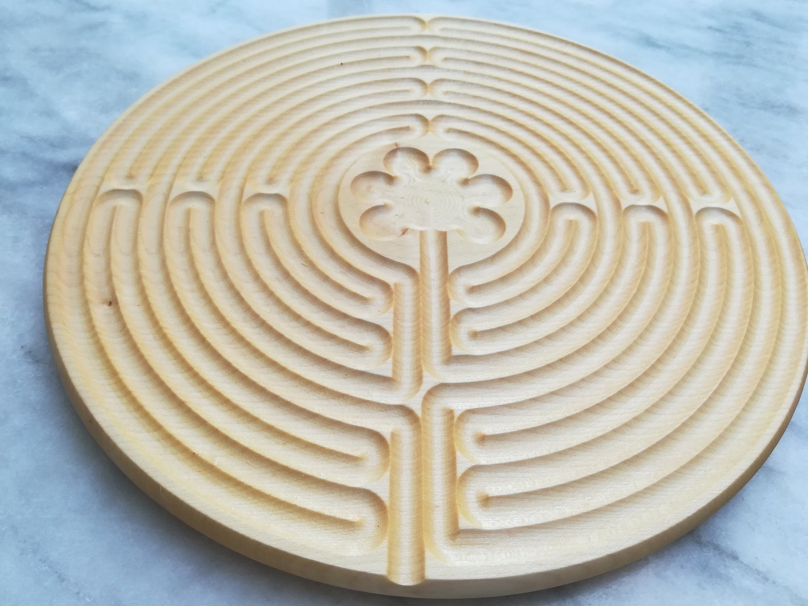 Finger Labyrinth, 10,2", Chartres, for Meditation, Oilt - Etsy