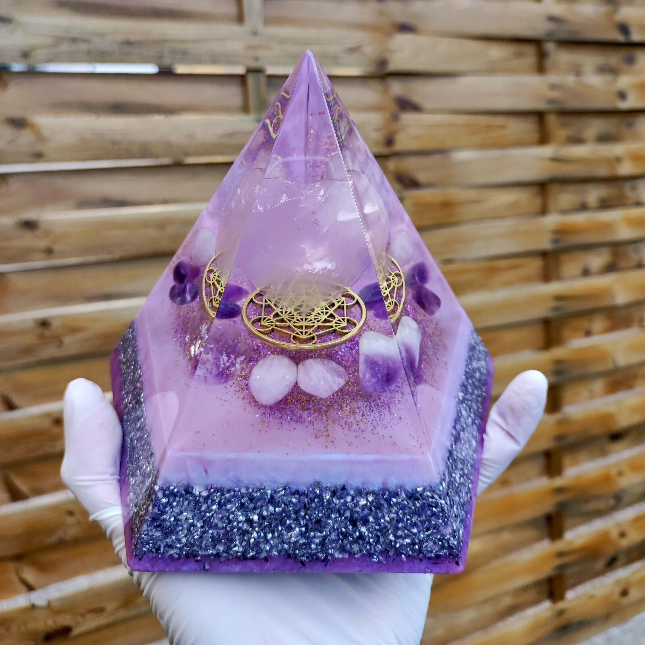 Metatron's Cube Metal Charm Sacred Geometry Mandala Orgone Supplies ...