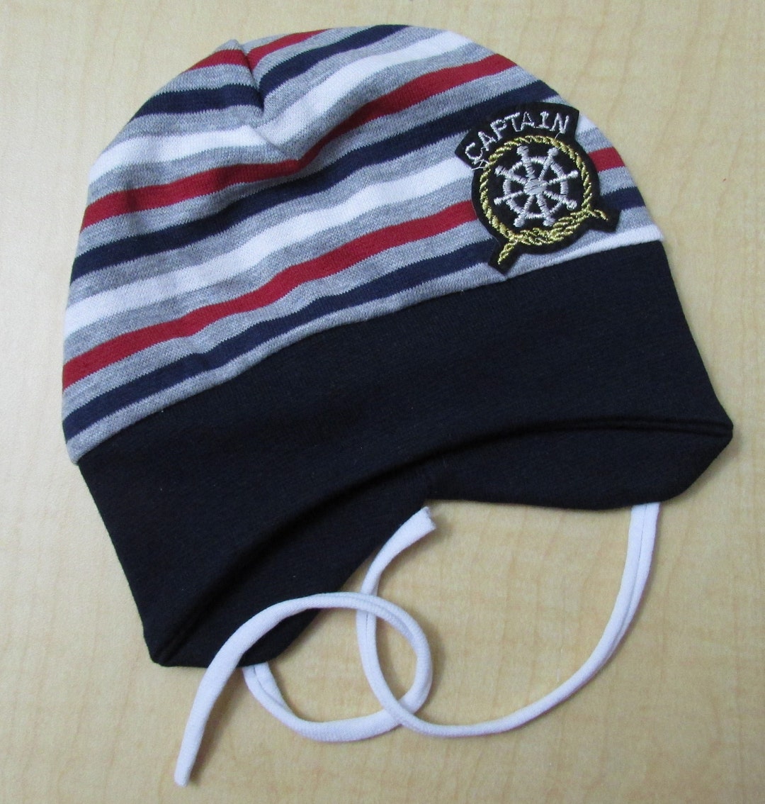 Baby Hat With Ties, Newborn Hat With Strings,cotton Hat, Beanie Hat ...