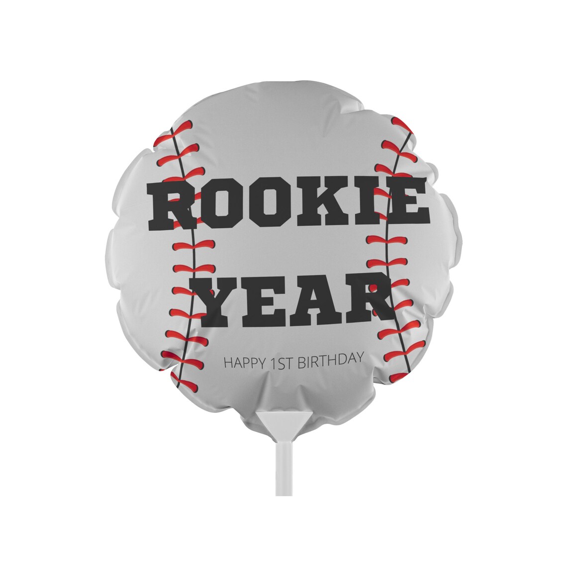 Rookie Year Happy 1st Birthday Balloon for Baby - Etsy