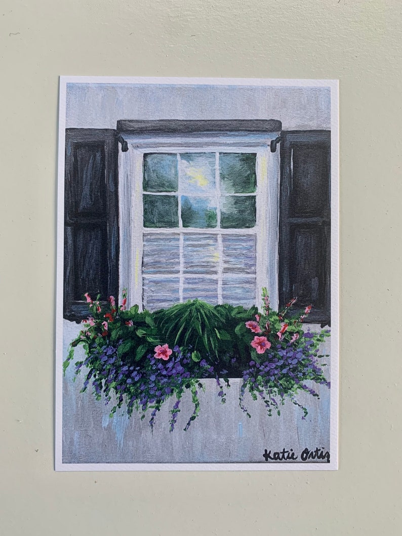 5 X 7 Window Box Print - Etsy