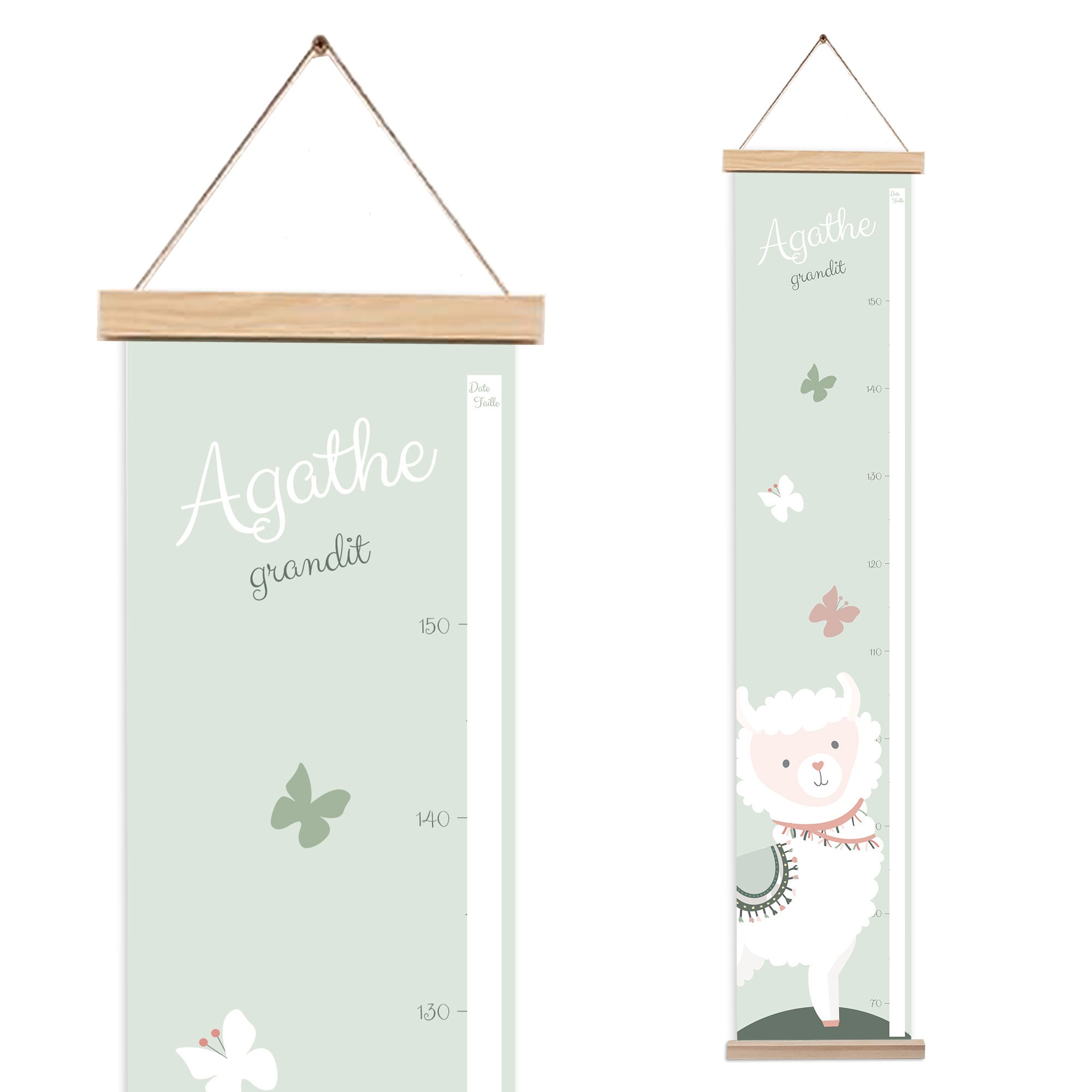 Fabric Height Chart Personalized With Baby's First Name - Etsy
