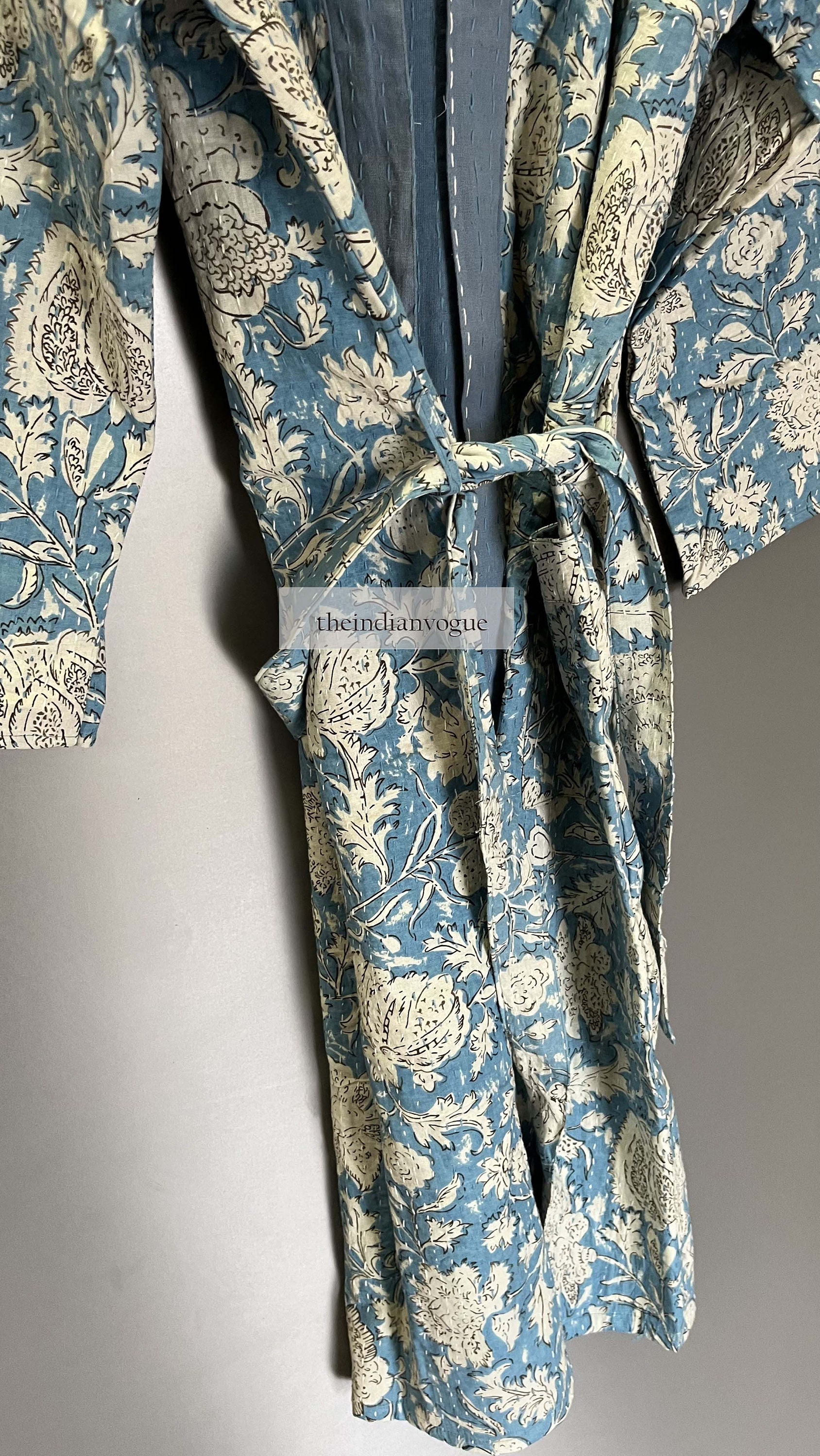 Indian Kantha Jacket Kantha Overcoat Handmade Kantha Jacket - Etsy