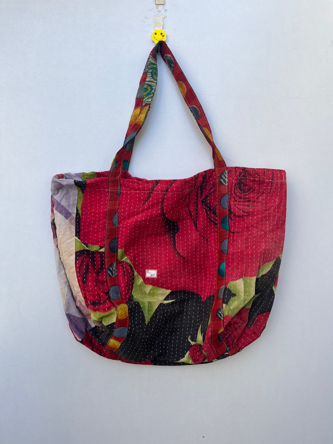 Cotton Kantha Bag Handmade Tote Bags Vintage Kantha Jhola - Etsy