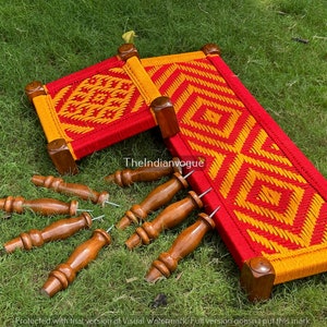 Traditional Indian Khat Handcrafted Ethiopian Khat Bed - Unique ...