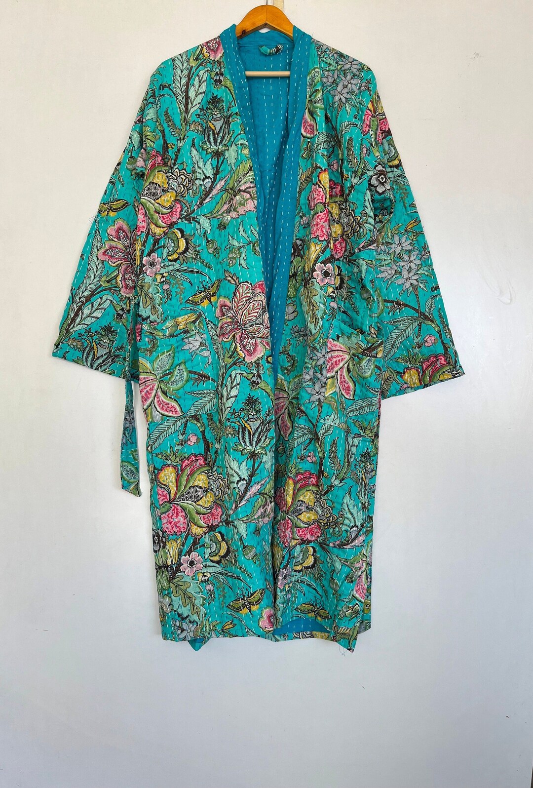 Winter Wear Kantha Jacket, Handmade Kantha Quilted Jackets, Kantha ...