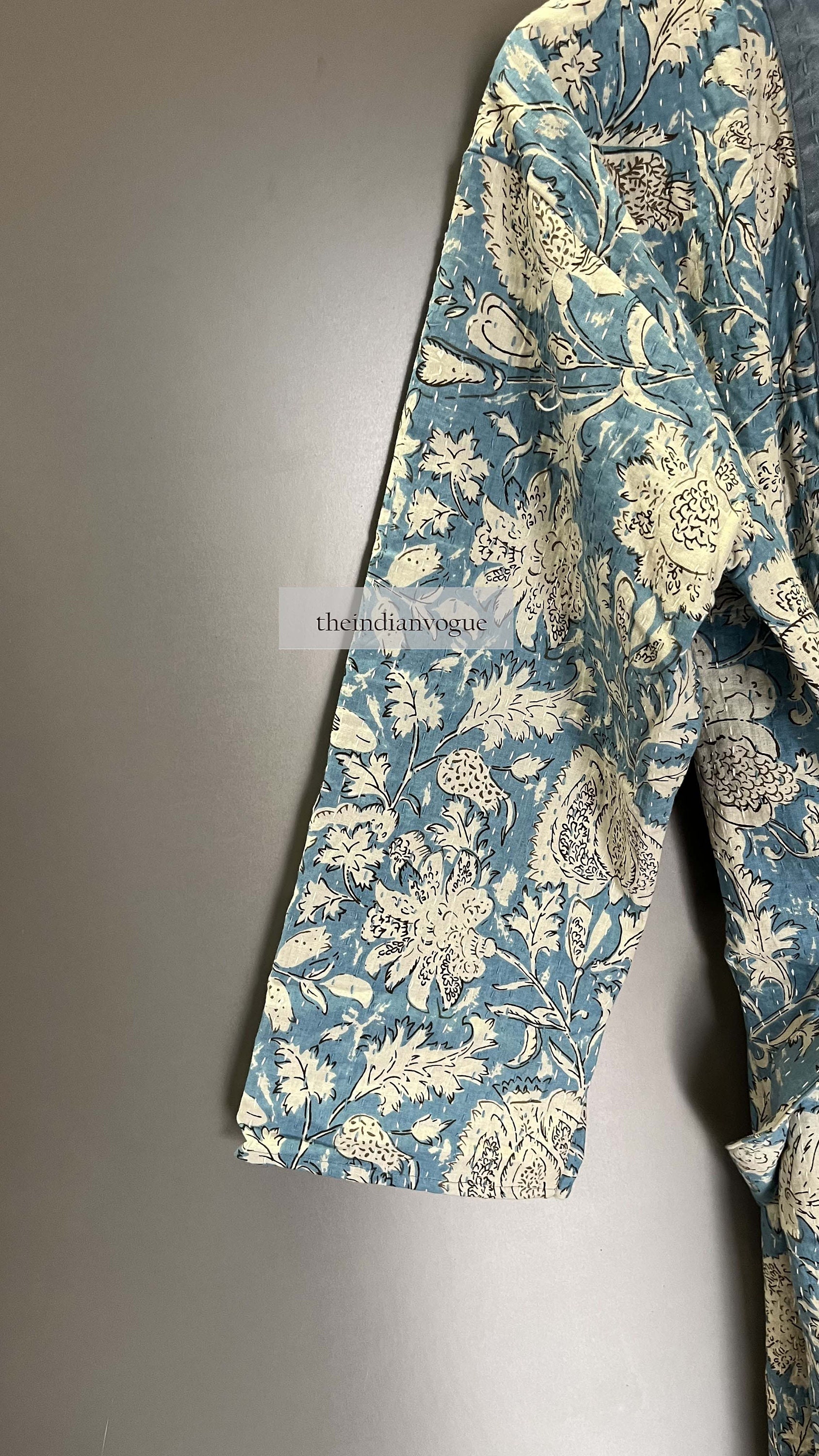 Indian Kantha Jacket Kantha Overcoat Handmade Kantha Jacket - Etsy