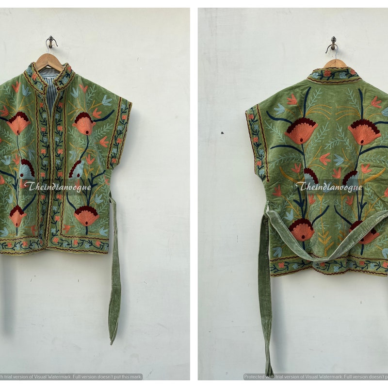 Floral Vest - Etsy