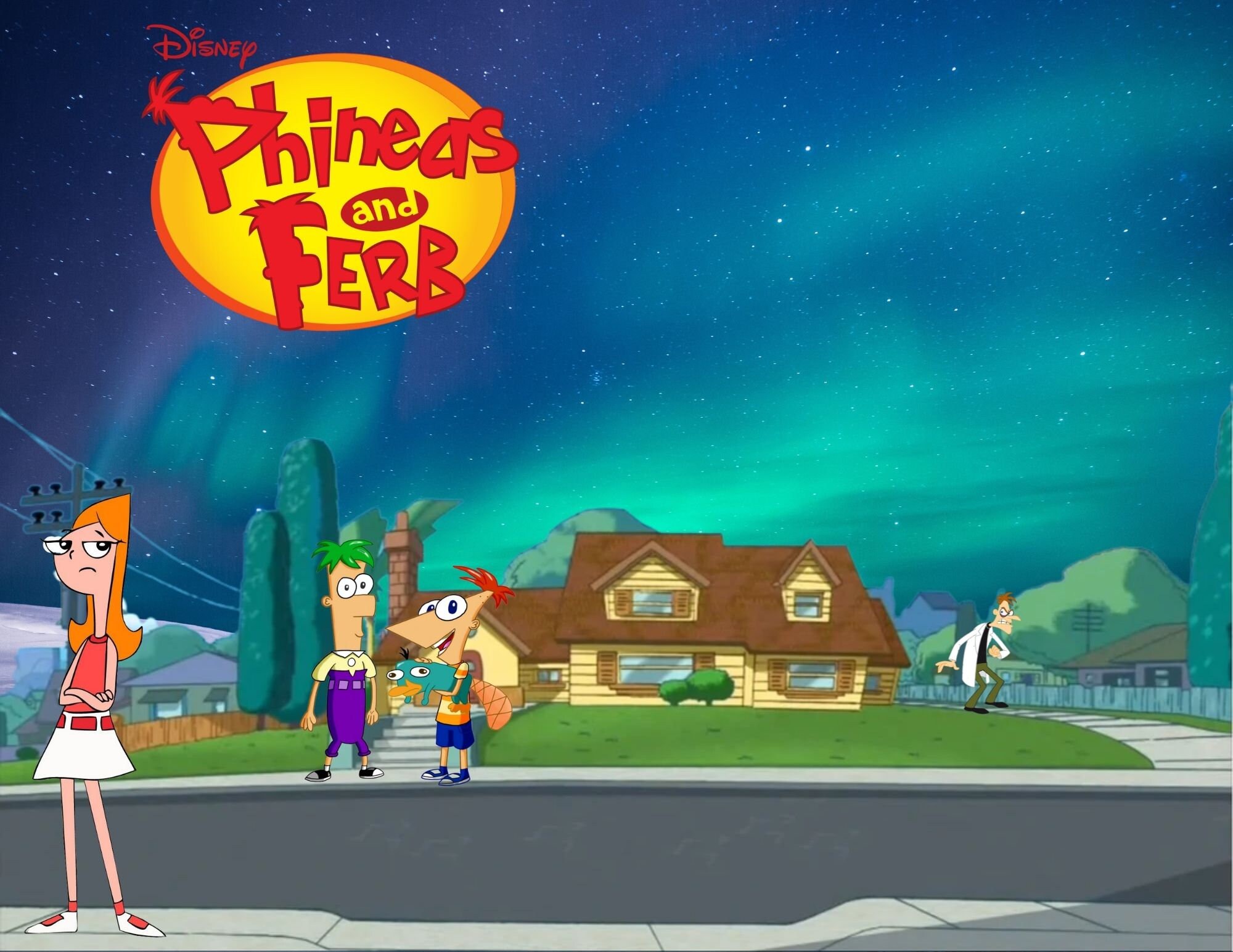 Phineas and Ferb Digital Graphic - Etsy
