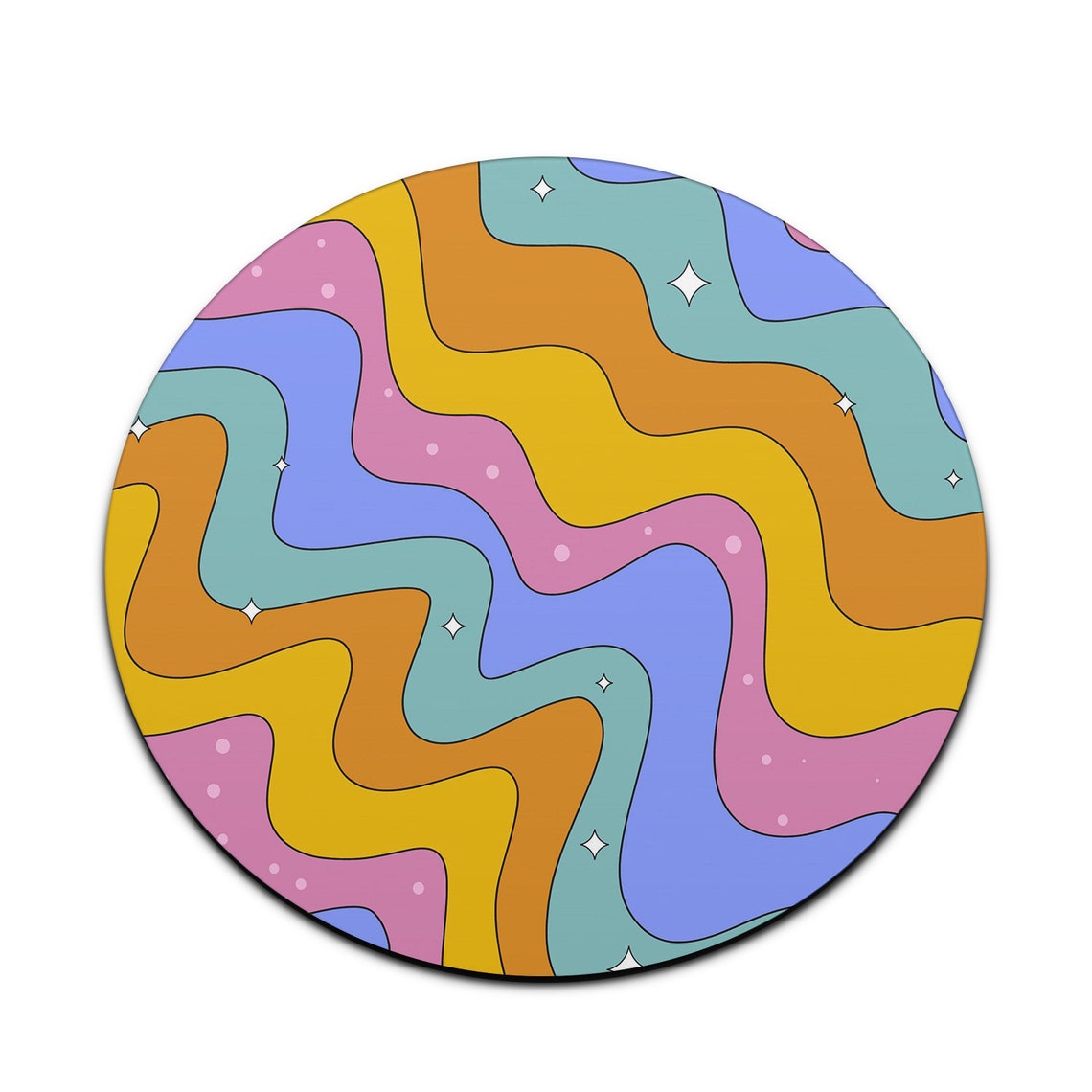 Mouse Pad Groovy Mousepad Office Decor for Women Desk - Etsy