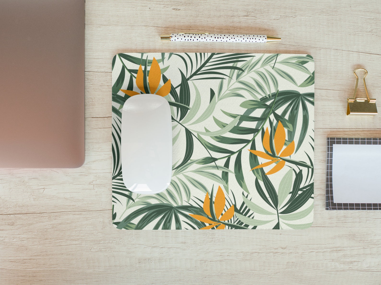 Mouse Pad Tropical Mousepad Plants Office Decor for Women Men - Etsy