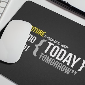 Mouse Pad Funny Cute Mousepad Quote Office Motivational Quote Decor for ...