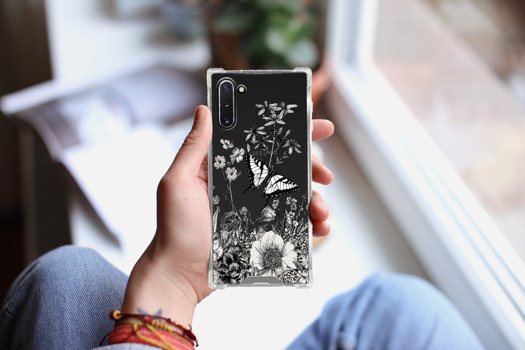 White Flowers Case for Samsung A54 Galaxy S24 Samsung Galaxy A10e S23 ...