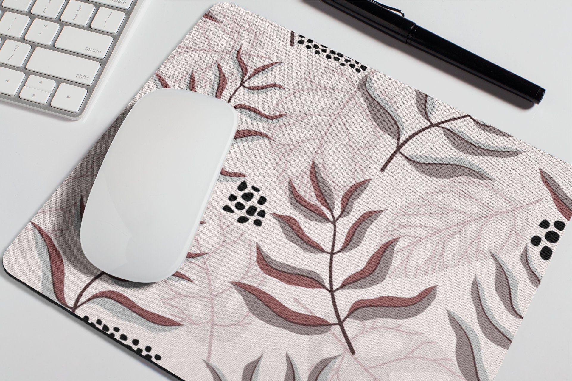 Mouse Pad Modern Abstract Mousepad Aesthetic Office Decor for - Etsy