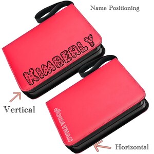 Baseball Cards Binder, Kids Football Custom Trading Card Holder Sports ...