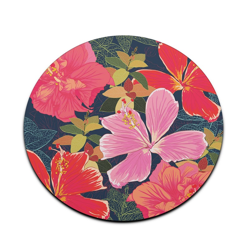 Mouse Pad Flowers Mousepad Summer Cute Office Decor for Women - Etsy