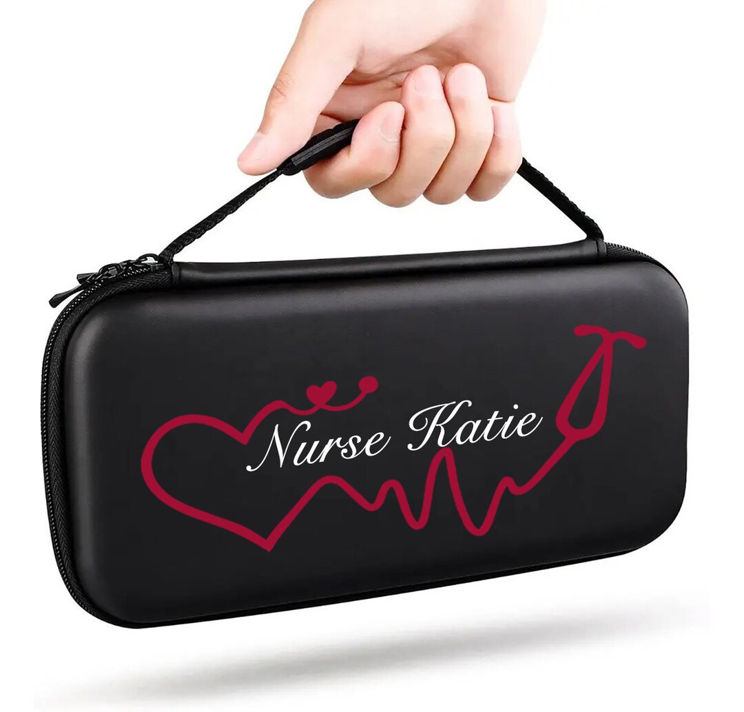 Stethoscope Case, Hard Carrying Bag, Nurse Stethoscope With Compartment ...