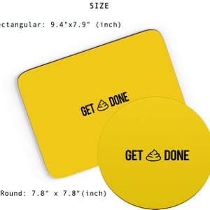 Mouse Pad Funny Cute Mousepad Quote Office Decor Desk Mat Accessories ...