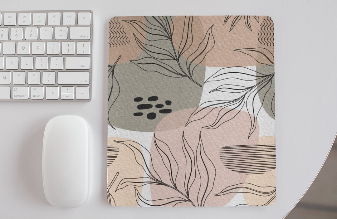 Aesthetic Mousepad Abstract Mouse Pad Modern Office Decor for Women ...